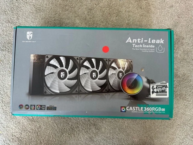 DEEPCOOL CASTLE 360RGB v2 360mm liquid cooler_read $99.99 - PicClick CA