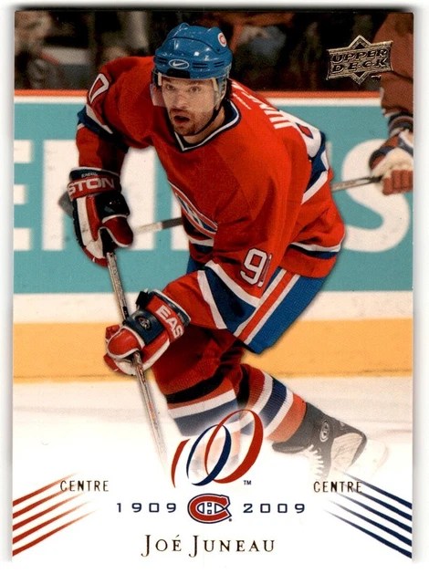 2008-09 PONT SUPÉRIEUR Montréal Canadiens centenaire Joe Juneau #110 ...
