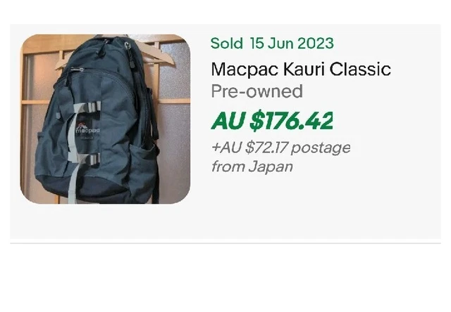 MACPAC RUCKSACK KAURI 🎒 NOT MACPACK JACKET NOT KATHMANDU $99.00 ...