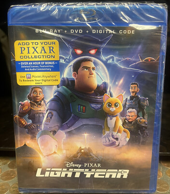 LIGHTYEAR (2-DISC BLU-RAY/DVD/DIGITAL Code, 2022)Disney/Pixar/Buzz ...