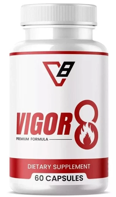 VIGOR V8 POWER Capsules - Natural Energy Boost, Endurance, Performance ...
