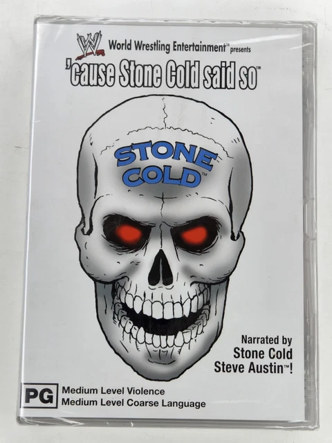 WWE - STONE Cold - 'Cause Stone Cold Said So (DVD, 2003) - Region 4 ...