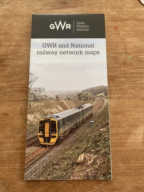 GWR NETWORK & UK rail network Map folded leaflet December 2021 edition ...