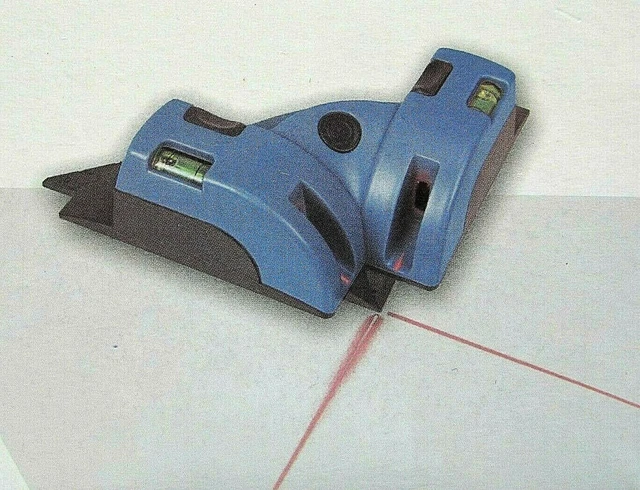 LASER WINKELMESSER FLIESENLASER 90° Winkellaser Wasserwaage mit ...