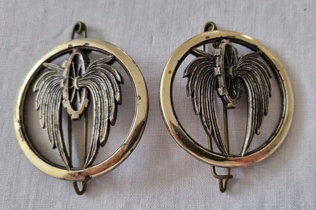 VINTAGE 1950S FRENCH Army Beret Badges Train Division £12.00 - PicClick UK