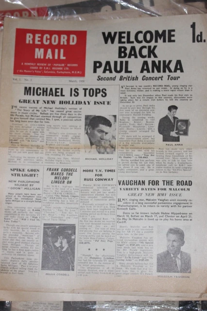 RECORD MAIL MUSIC Paper January 1960s £2.99 - PicClick UK