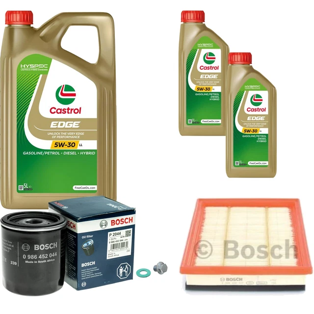 BOSCH INSPECTION SET 7, L castrol edge 5W-30 Ll pour Mini One EUR 149 ...