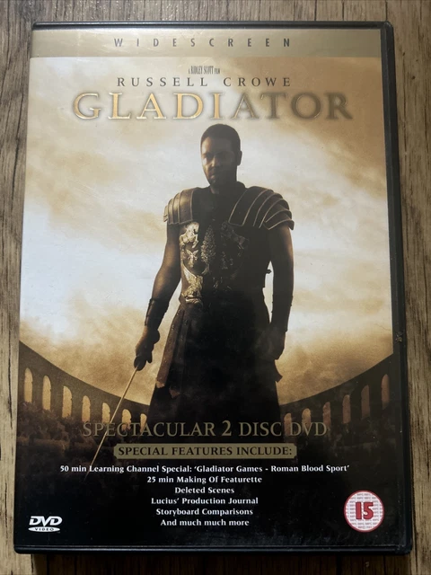 GLADIATOR 2 DISC Special Edition Russell Crowe Universal Uk Dvd £2.49 ...