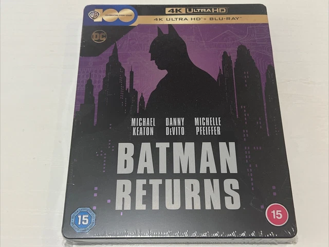 DC BATMAN RETURNS 4K UHD Blu-ray SteelBook U.K. Exclusive £34.99 - PicClick UK