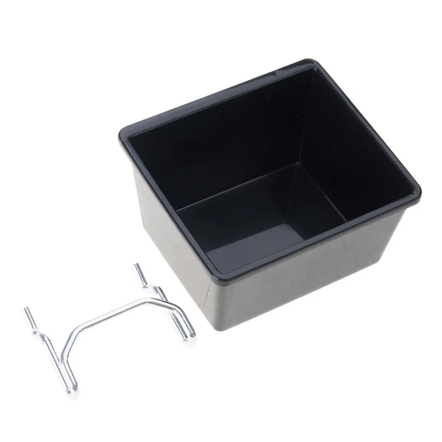 CONVENIENT TOOL ORGANIZATION Box Pegboard Storage Basket Set with Hook ...