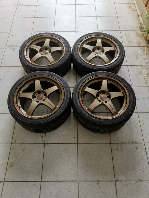 MAZDASPEED MS-01S 18X8.5 18x9.5 RAYS Wheels FD3S RX7 Brand New Advan ...