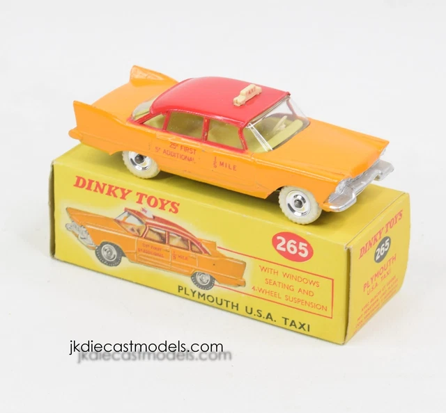 DINKY TOYS 265 Plymouth États-Unis taxi pratiquement comme neuf/en boîte EUR 256,36 - PicClick FR