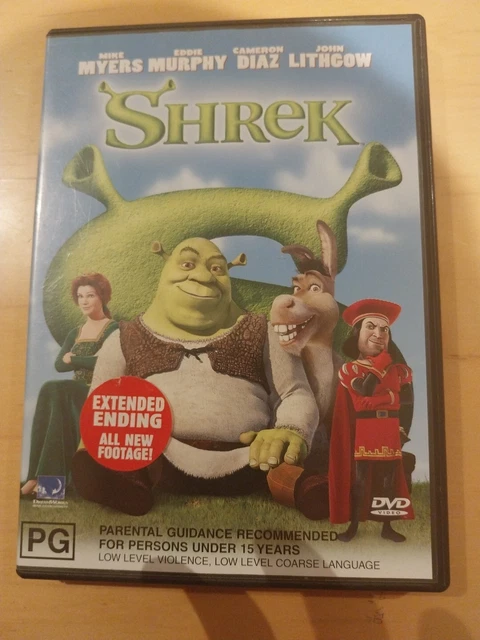 SHREK (DVD, 2001) $5.95 - PicClick AU