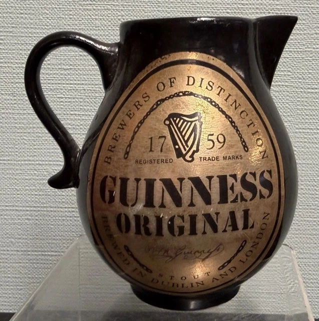 GUINNESS STAFFORDSHIRE 1920S Jug RARE £99.95 - PicClick UK