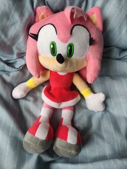 SONIC THE HEDGEHOG Amy Rose Plush Toy 30cm £14.35 - PicClick UK