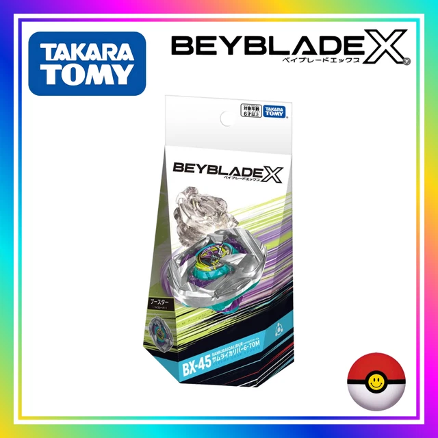 TAKARA TOMY BEYBLADE X BX-45 Booster Samurai Calibur 6-70M Nuevo Japón ...