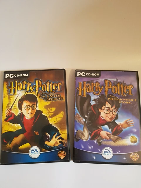 HARRY POTTER PHILOSOPHERS Stone & Chamber Of Secrets PC CD-ROM Games ...