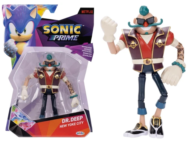 NEW NETFLIX SONIC The Hedgehog Prime Dr Deep New Yoke City Articulated ...