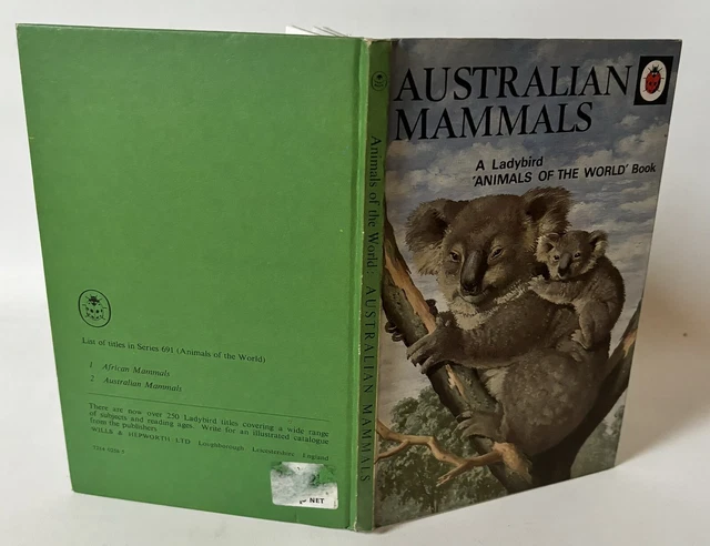 VINTAGE LADYBIRD BOOK - Australian Mammals - Series 691 - 2'6 Cover Price EUR 6,07 - PicClick IT
