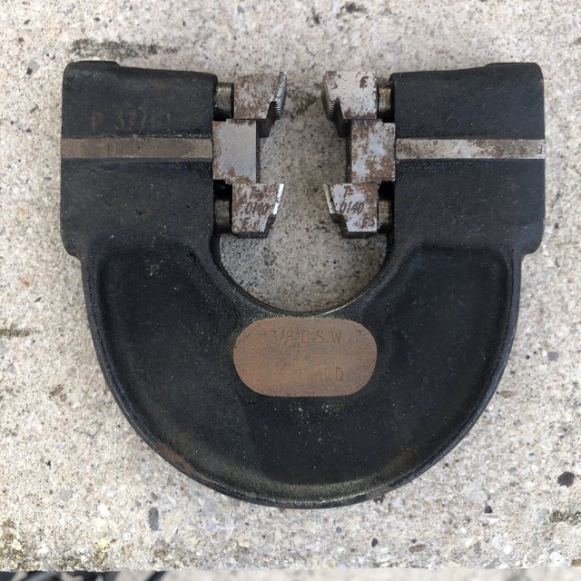 MATRIX 3/8& KNIFE Edge Adjustable Thread Caliper Gauge Screw Gauge £40. ...