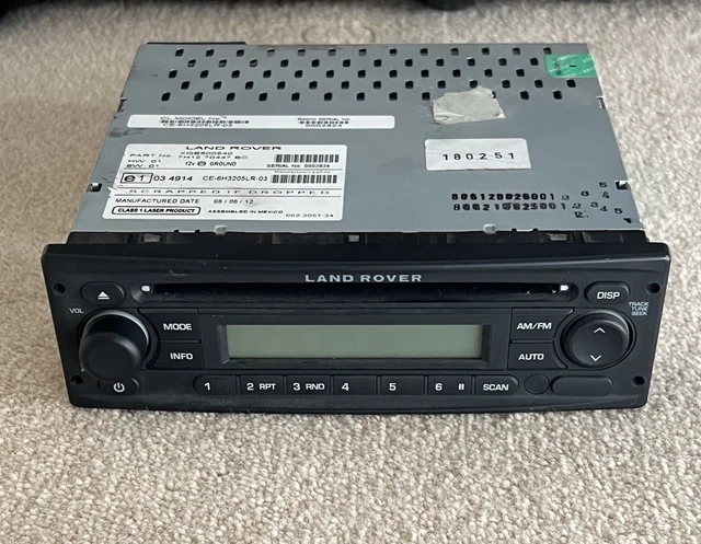 LAND ROVER DEFENDER TD5 TDCI GENUINE XQE500540 Radio CD PLAYER FACTORY ...