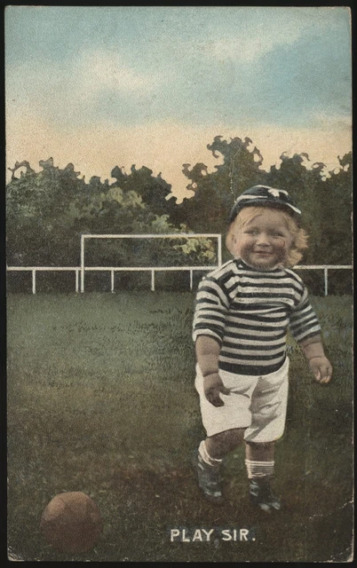 DAINTY SERIES - 'Play Sir' (1910) - Used Football Postcard £5.75 ...