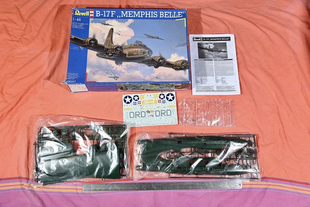 REVELL 1/48 B-17F Memphis Belle kit #04297 £34.50 - PicClick UK