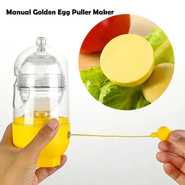EGG SCRAMBLER SHAKER Whisk Hand Egg Maker Eggs Yolk White Mixer Kitch J ...