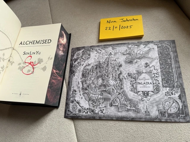 WATERSTONES SPRAYED EDGE SE Hardback Alchemised SenLinYu Signed With ...