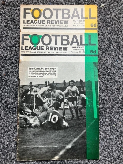 FOOTBALL LEAGUE REVIEW 1966/7 £1.17 - PicClick UK