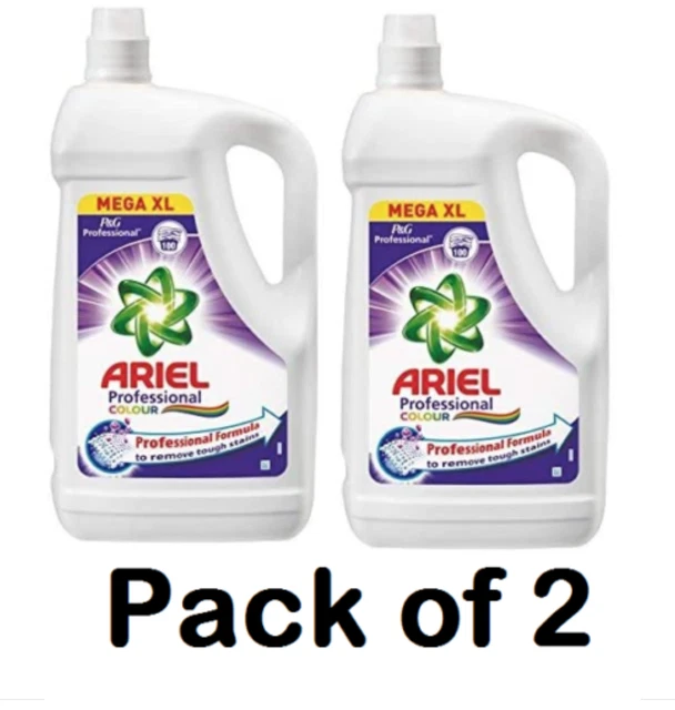 ARIEL PROFESSIONAL WASHING Liquid Colour 5L 100 Washes (Pack of 2) £43. ...