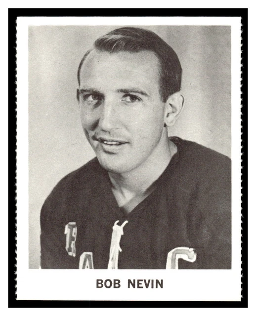 1965-66 COCA-COLA JOUEURS de la LNH HOCKEY Bob Nevin MISC2 EUR 7,78 ...