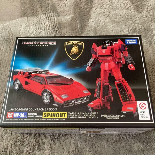 FIGURINE ARTICULÉE TRANSFORMERS Masterpiece MP39 Spinout Lamborghini ...