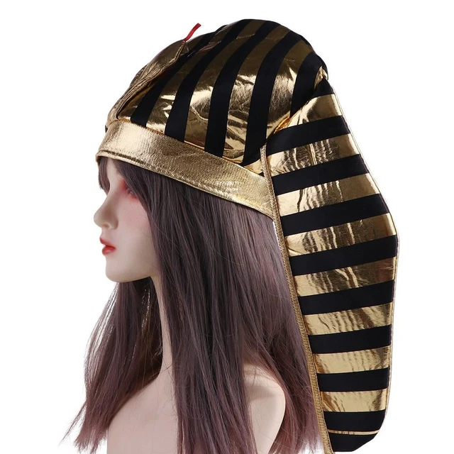 SNAKE HEAD HALLOWEEN Pharaoh Hat Egyptian King Hat Photo Props £11.33 ...