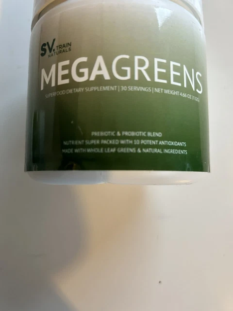 MEGAGREENS POWDER PREBIOTIC & Probiotic Metabolic, Health & Well-being ...