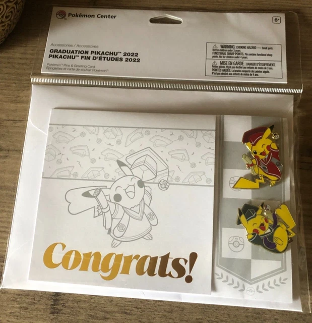 POKÉMON CENTRE CONGRATS card 2 badges never opened EUR 18,73 - PicClick IT