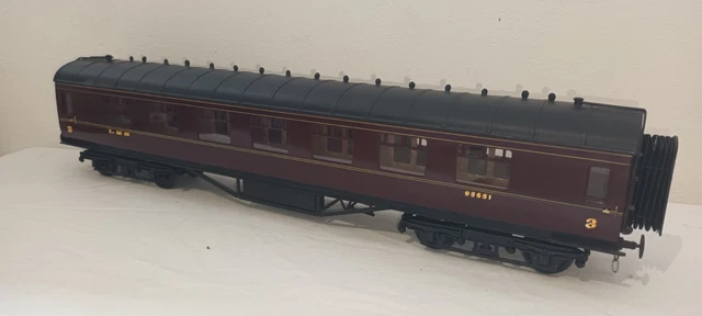 O GAUGE 7MM KITBUILT LMS 3rd Corridor Stanier Coach Maroon 95651 ...