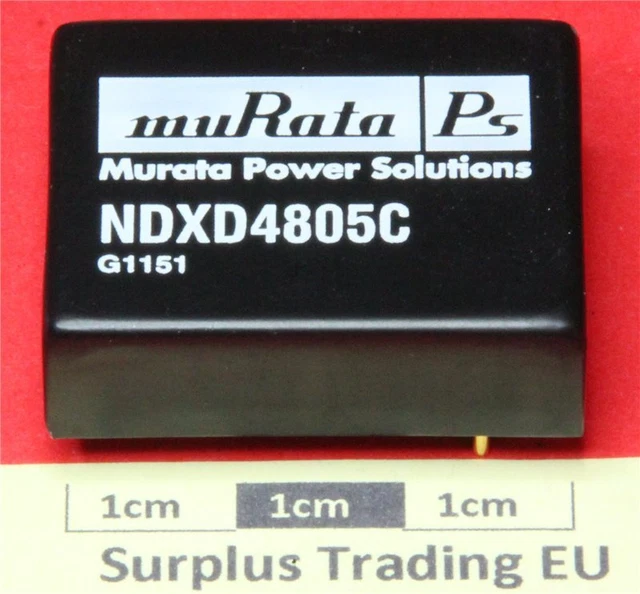 MURATA NDXD4805C ISOLIERTER DC/DC-Wandler ±5v ±750mA EUR 27,94 ...