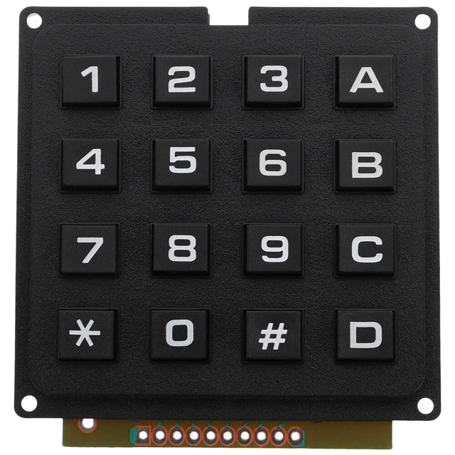 MEMBRANE KEYPAD KEYBOARD Module Array Switch Matrices Keyboard 16 Keys Keyboard £5.85 - PicClick UK