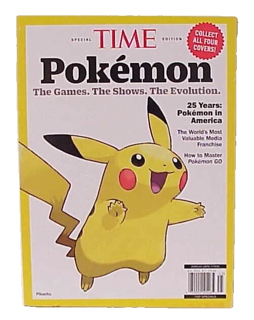 POKEMON PIKACHU SPECIAL Edition Time Magazine Issue 25 Years: Pokemon ...