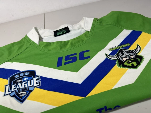 NRL CANBERRA RAIDERS S.G Ball Rugby League Jersey - Medium - ISC - Used ...