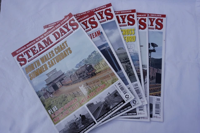STEAM DAYS MAGAZINE Jan -June 2025 6 issues £5.76 - PicClick UK