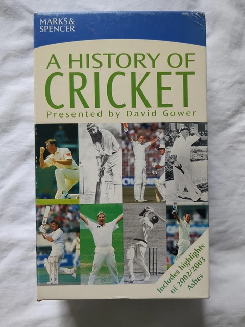 A HISTORY OF Cricket (M & S 2 VHS Video Cassettes 2003) David Gower VGC ...