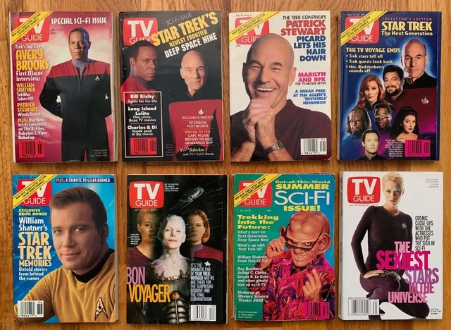 TV GUIDE 1990'S - 2000's Star Trek Issues - Mixed Lot of 8 $19.95 ...