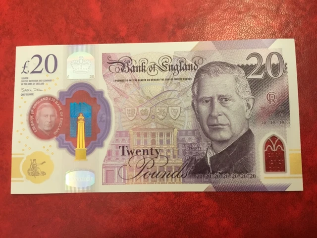 ENGLAND BANKNOTE 20 Pounds King Charles Iii Unc £27.00 - PicClick UK