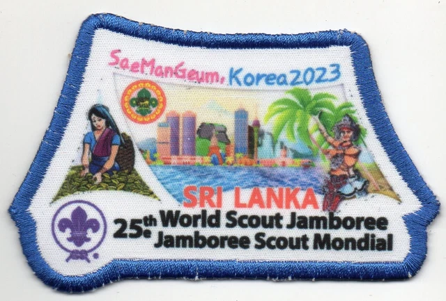 25TH WORLD SCOUT Jamboree WSJ 2023 -SRI LANKA SWOP BADG £8.15 - PicClick UK
