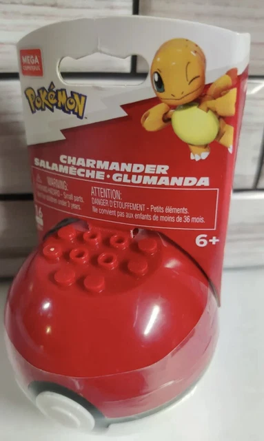 MEGA CONSTRUX POKEMON Charmander Poke Ball Building Set 16 Pieces GVK62 ...