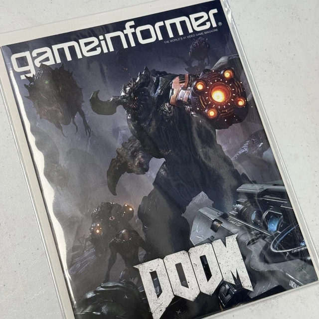 GAME INFORMER MAGAZINE Issue #274 FEB 2016 DOOM Newsstand OoP DS RARE ...