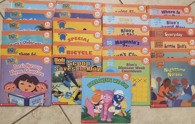 SCHOLASTIC, DORA, BACKYARDIGANS, Little Bill, Bob the builder, Blue ...