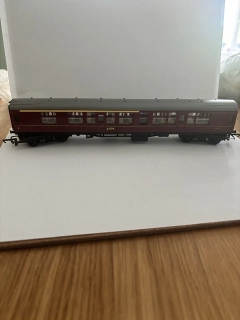 OO GAUGE BR Maroon Mk1 Corridor Coach No. 27006 Triang/Mainline Vintage ...